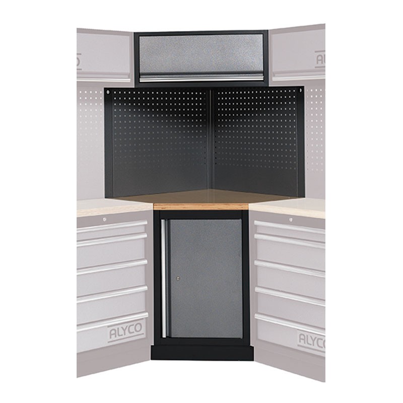 MUEBLE DE TALLER 800X2000X800MM RINCONERA CON BANCADA EN MADERA ALYCO ...